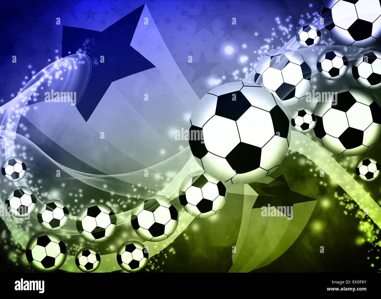 Abstract soccer or football background with empty space Stock Photo - Alamy