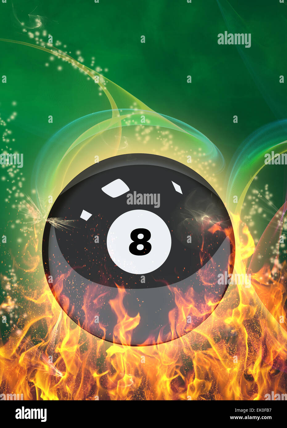 Abstract billiard invitation advert background with empty space Stock ...