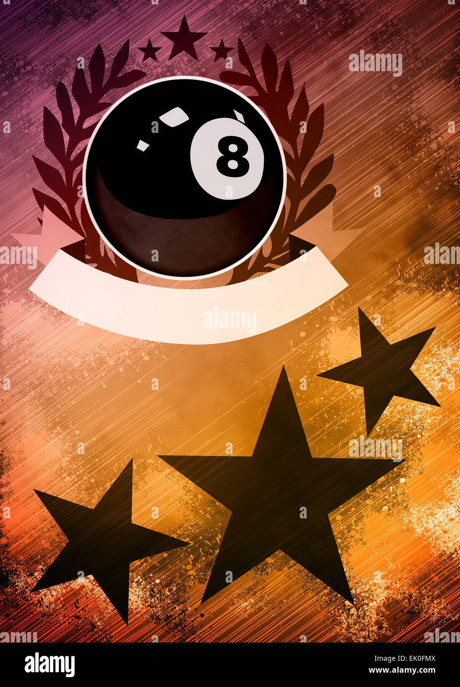 Abstract billiard invitation advert background with empty space Stock ...