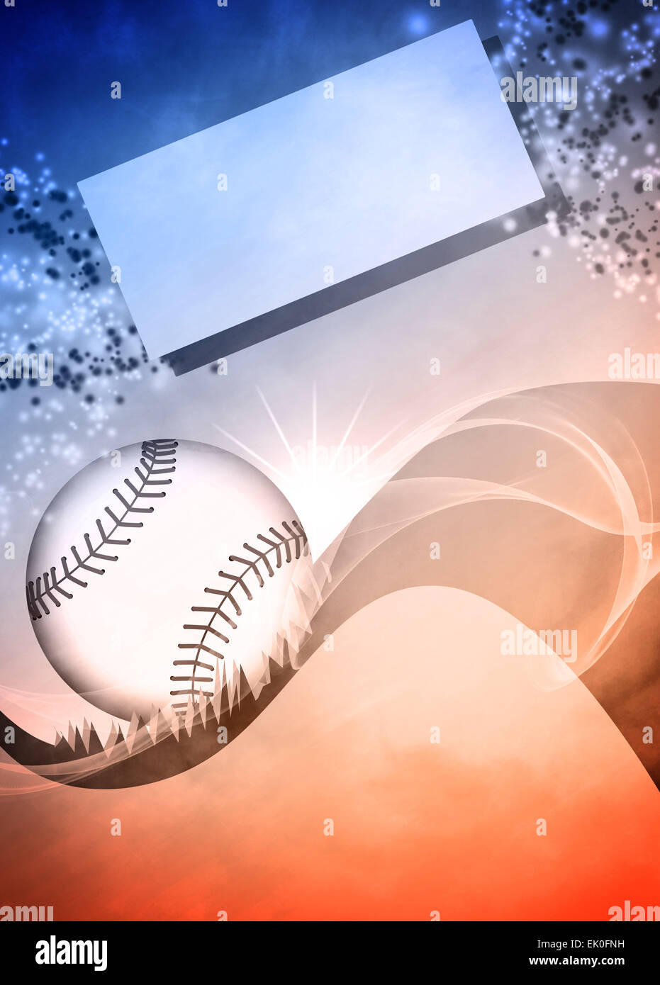 Baseball invitation poster or flyer abstract background with empty ...