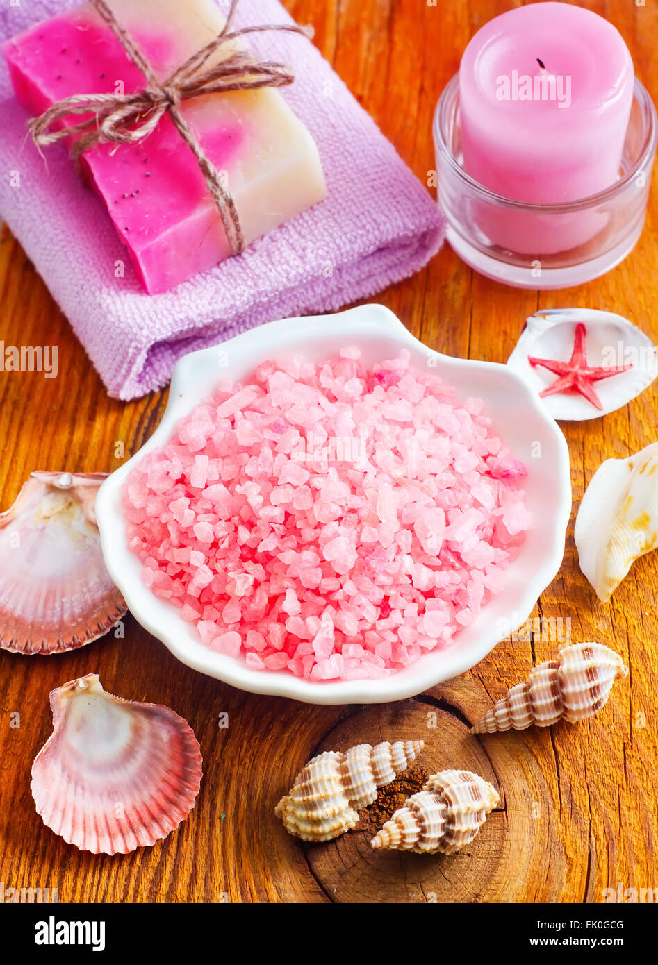 ingredients for spa Stock Photo - Alamy