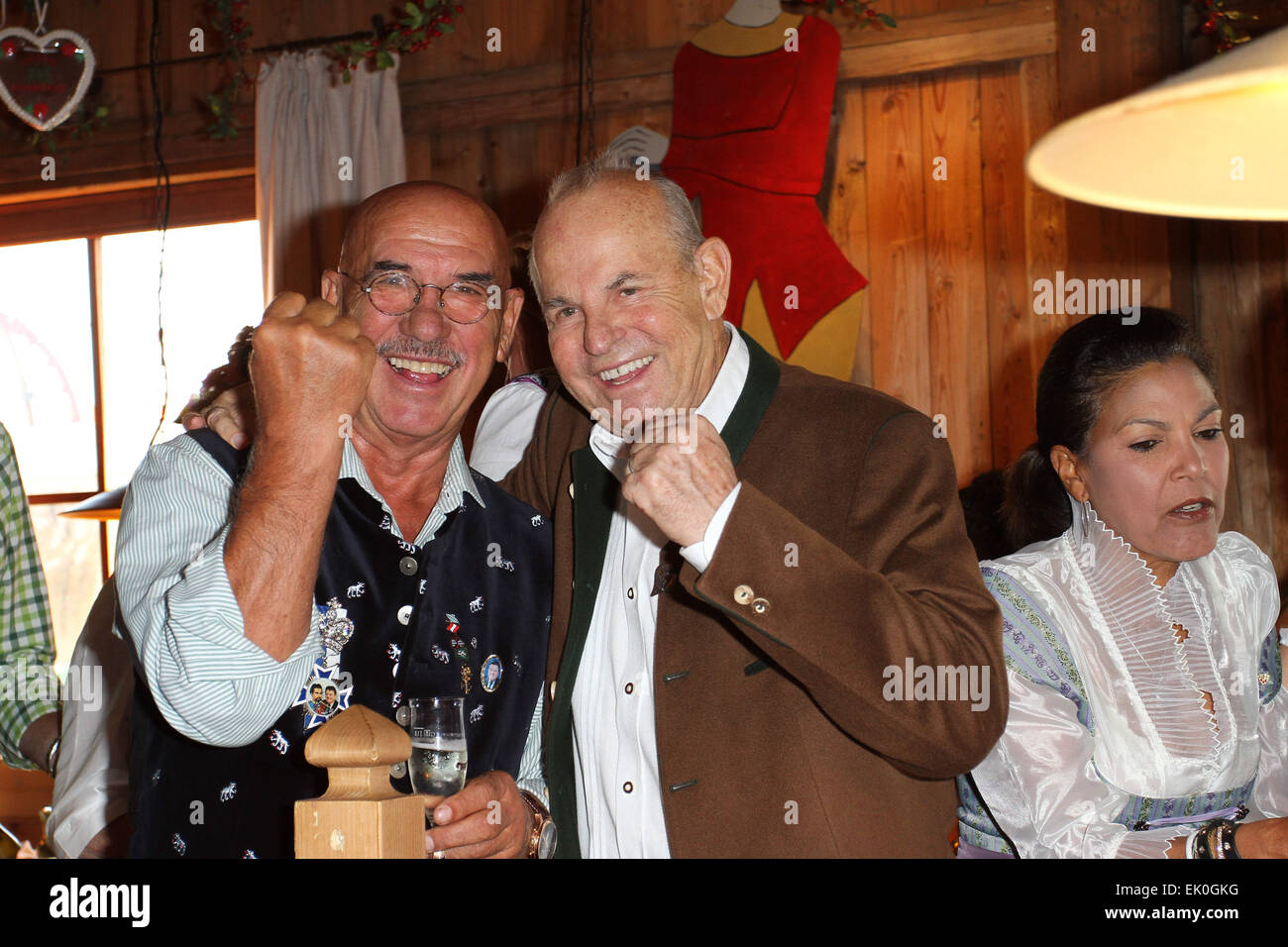 Sauerland boxing promoter's party at Weinzelt tent during the 2014 ...