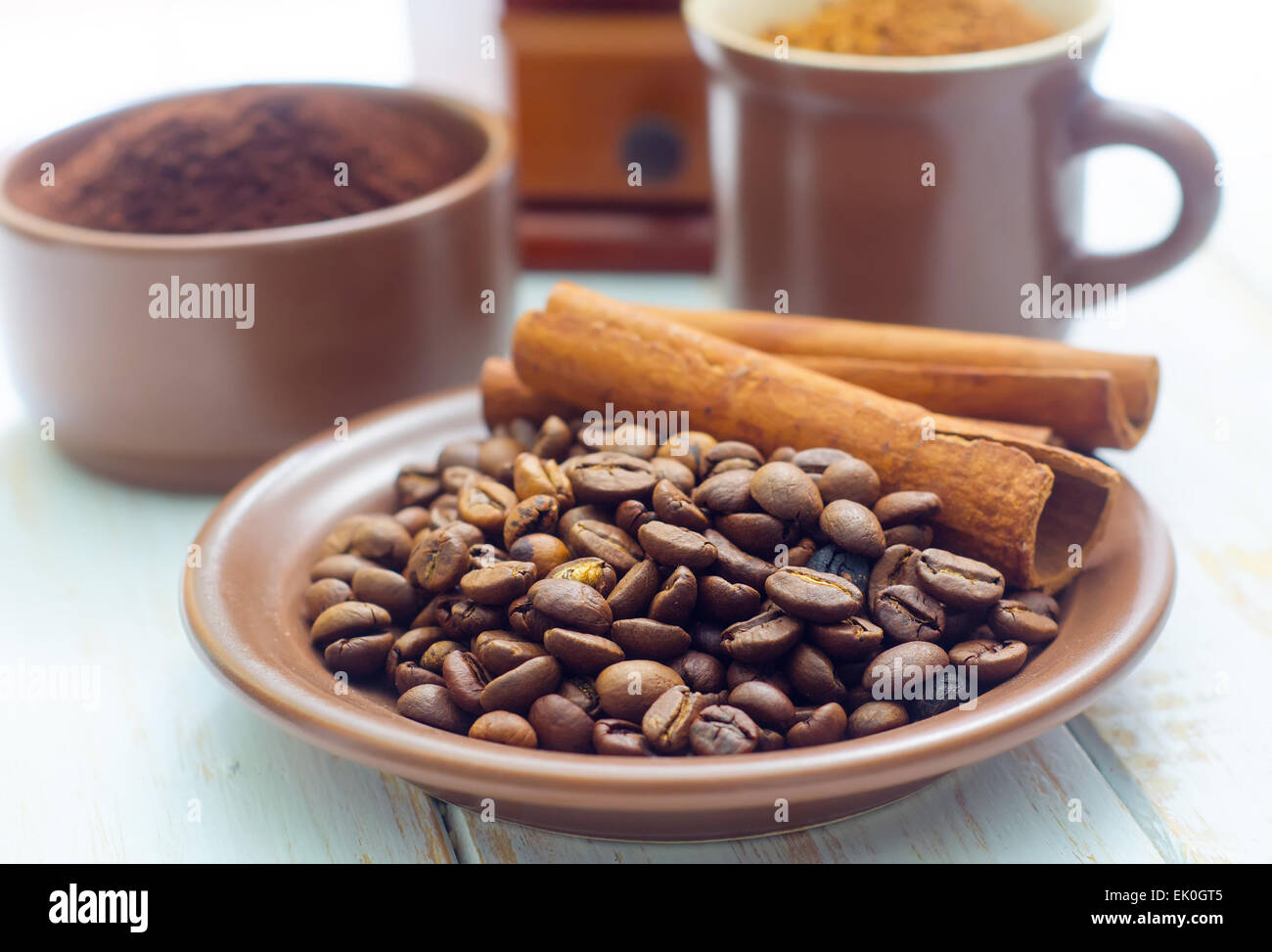 different kind of coffee Stock Photo - Alamy