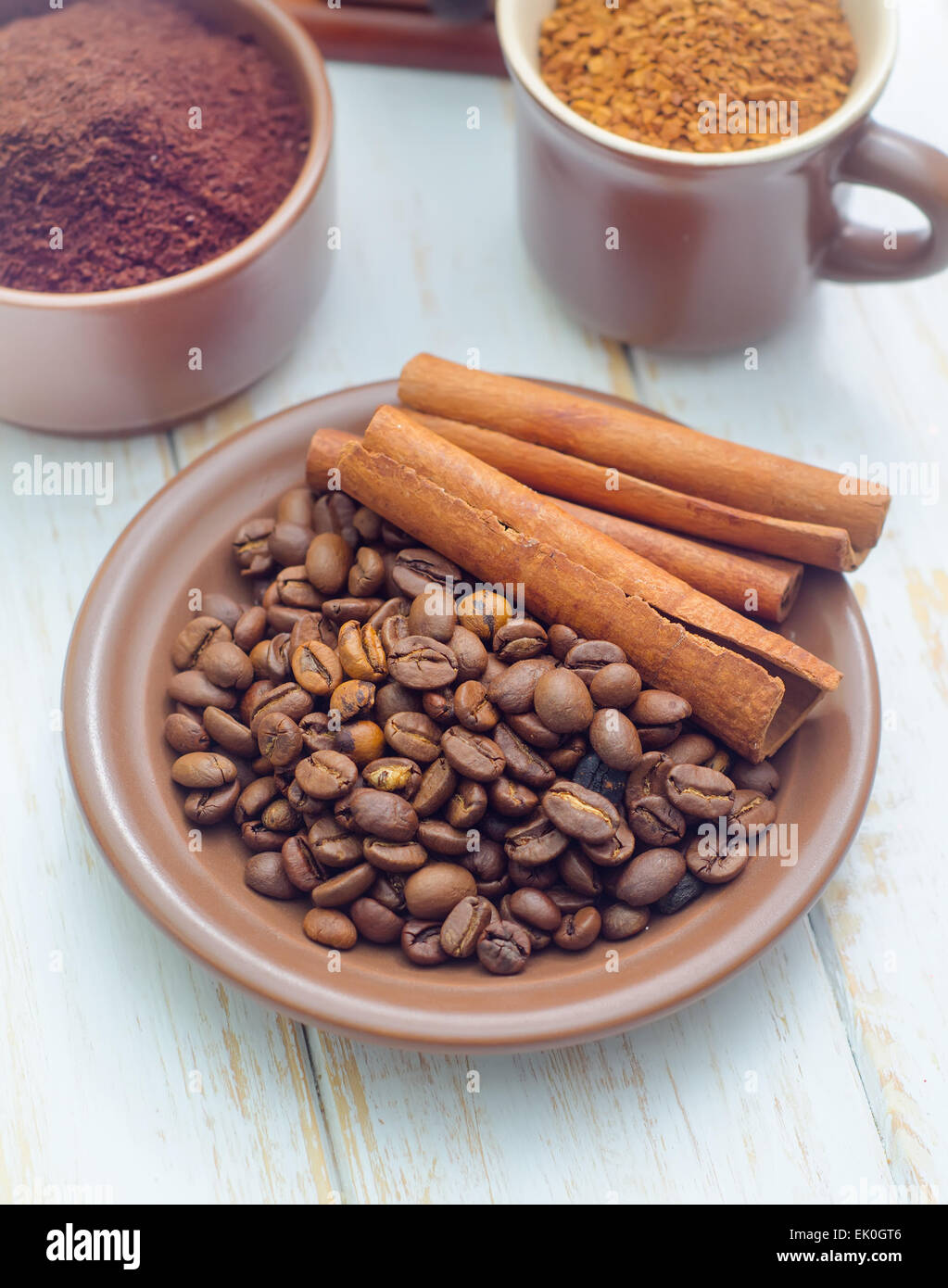 different kind of coffee Stock Photo - Alamy
