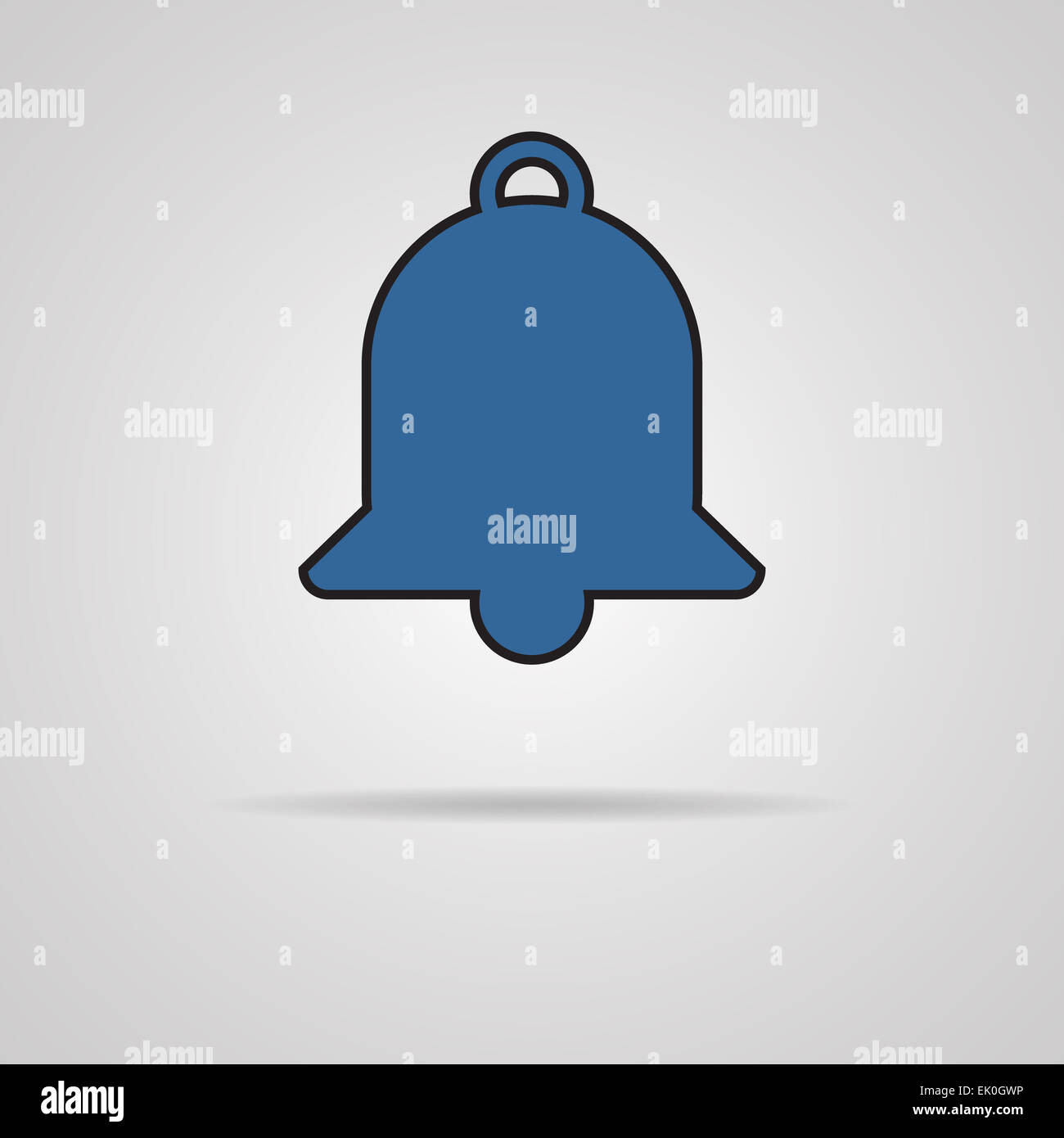 Vector Bell Icon Symbol Stock Photo - Alamy