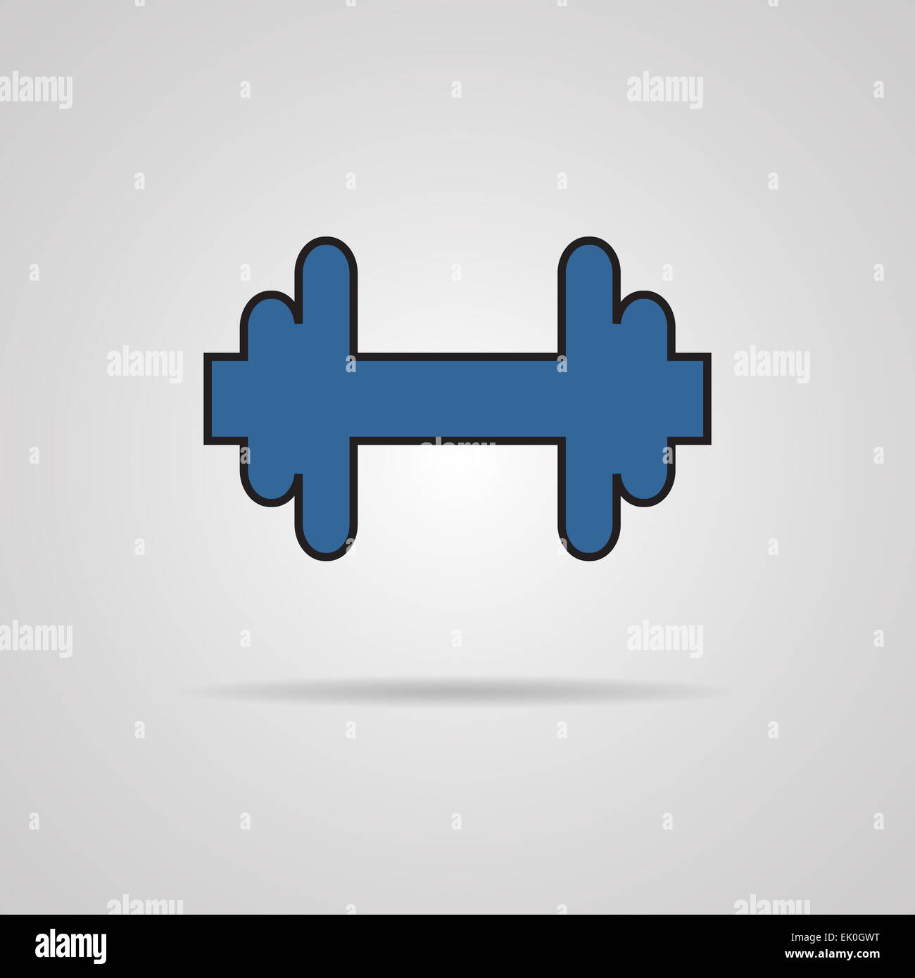 Dumbbell vector hi-res stock photography and images - Alamy