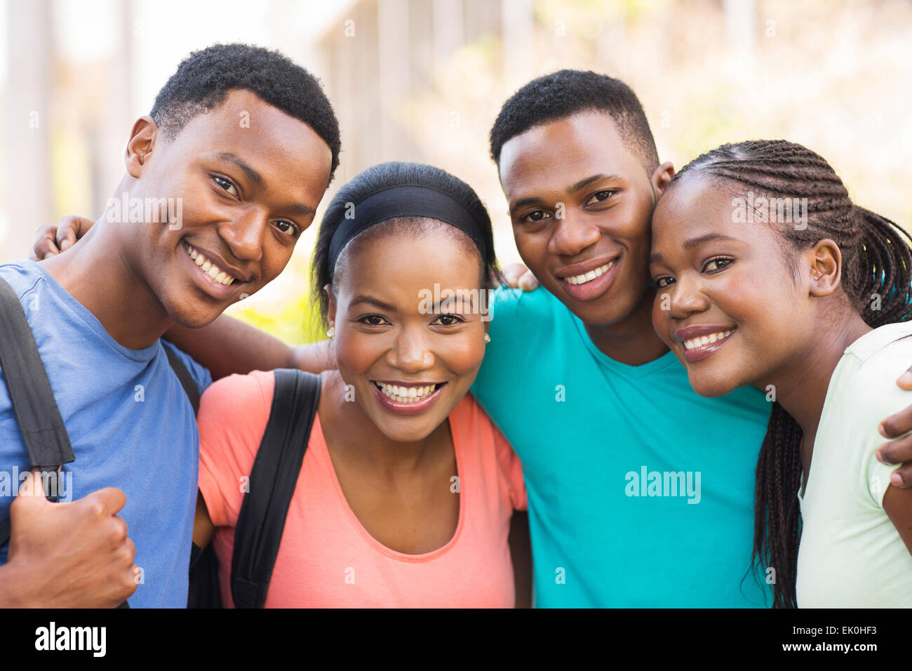Black female friends, hugging hi-res stock photography and images - Alamy