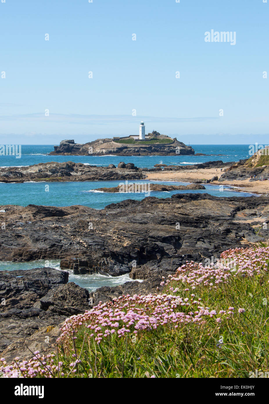 Godrevy, Cornwall, England, United Kingdom Stock Photo - Alamy