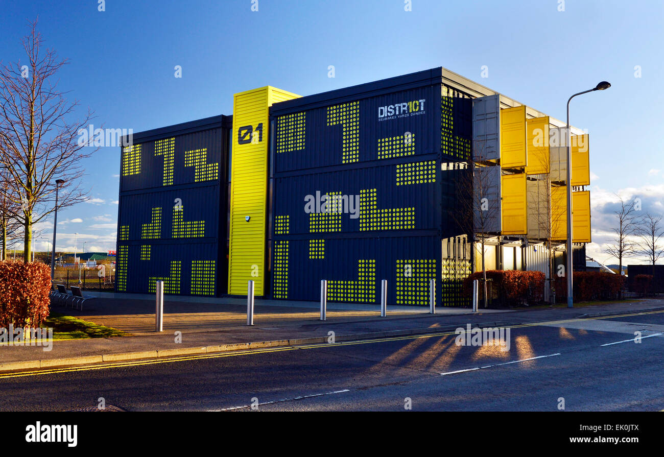 District 10, Dundee's creative sector. Offices for small business Stock ...