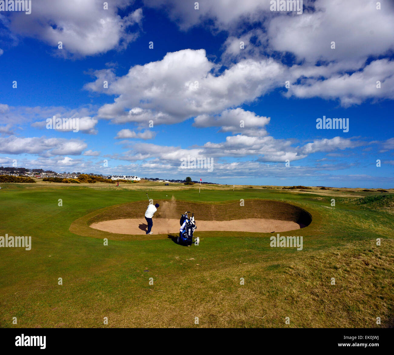 Carnoustie Golf Club course Stock Photo - Alamy