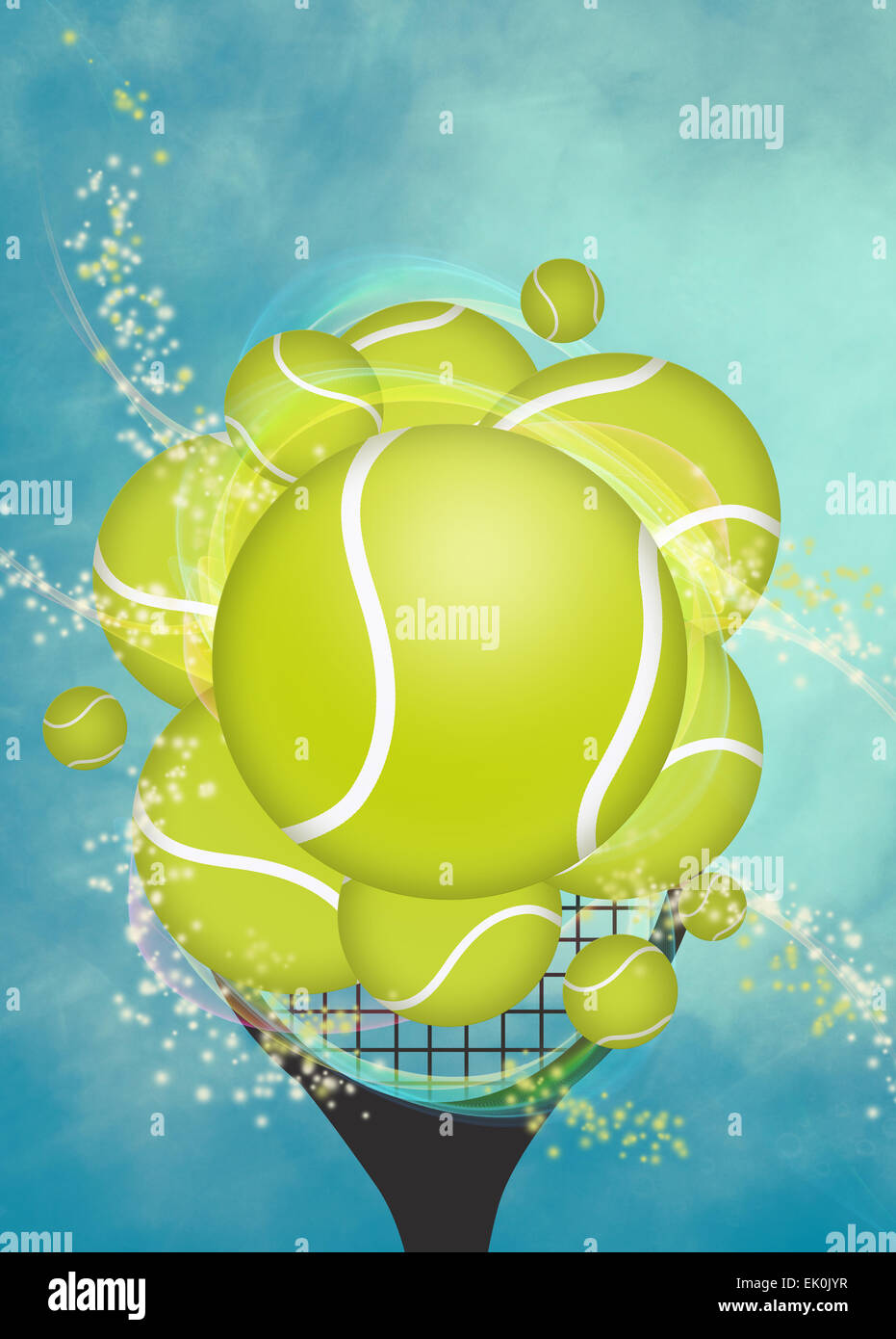 Abstract tennis invitation advert background with empty space Stock ...