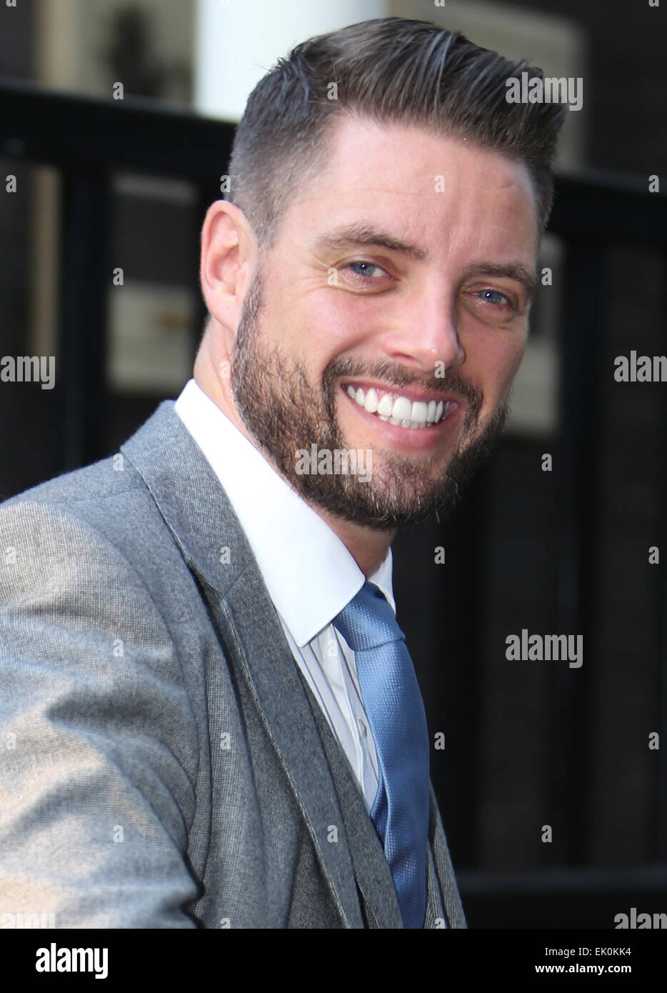 Keith Duffy outside ITV Studios Featuring: Keith Duffy Where: London ...