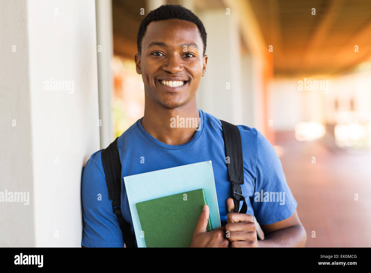 handsome African male university student portrait Stock Photo - Alamy