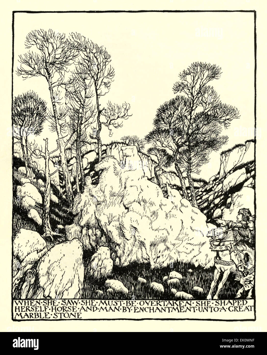 - Illustration by Arthur Rackham (1867-1939) from ‘The Romance of King ...