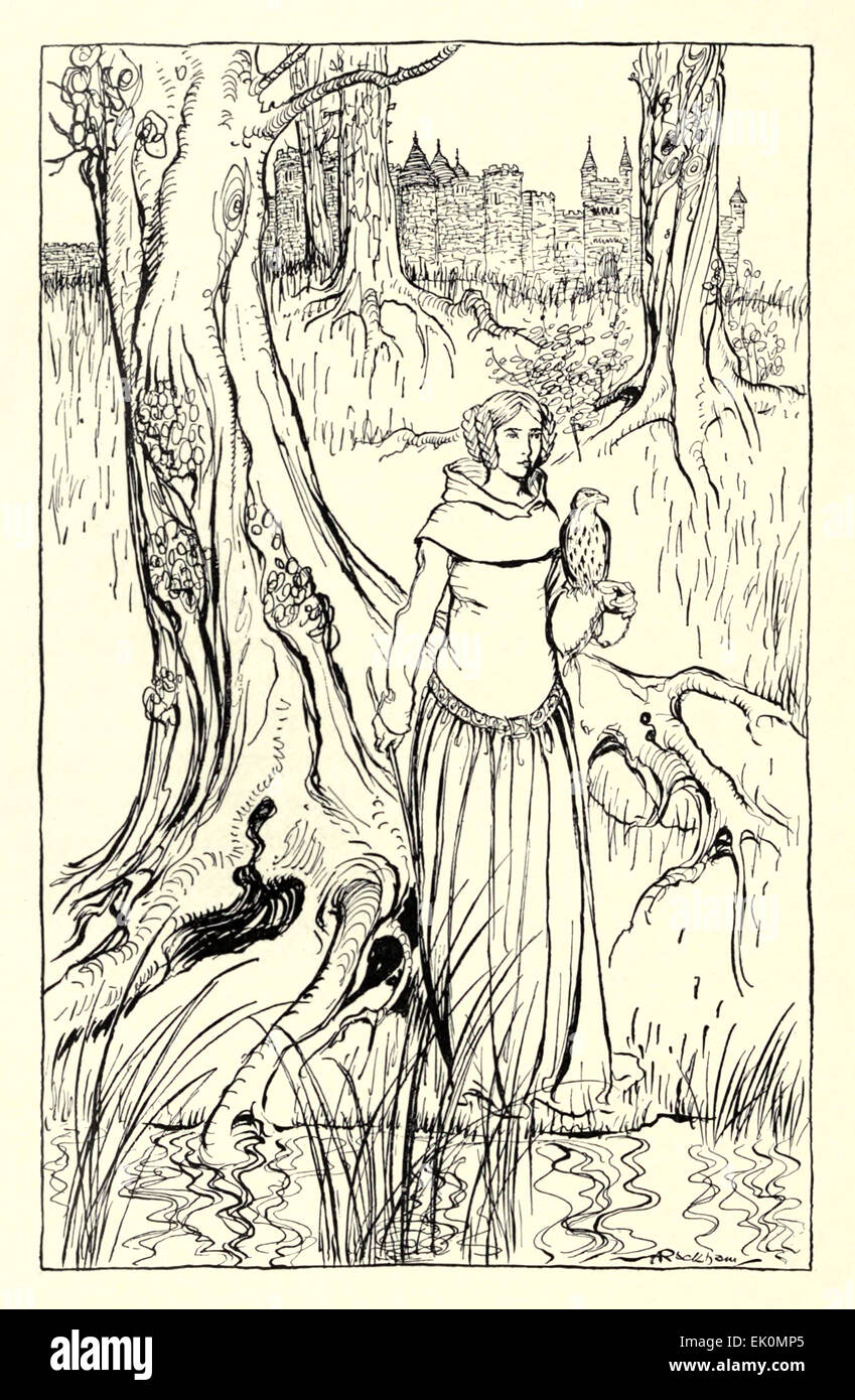- Illustration by Arthur Rackham (1867-1939) from ‘The Romance of King ...