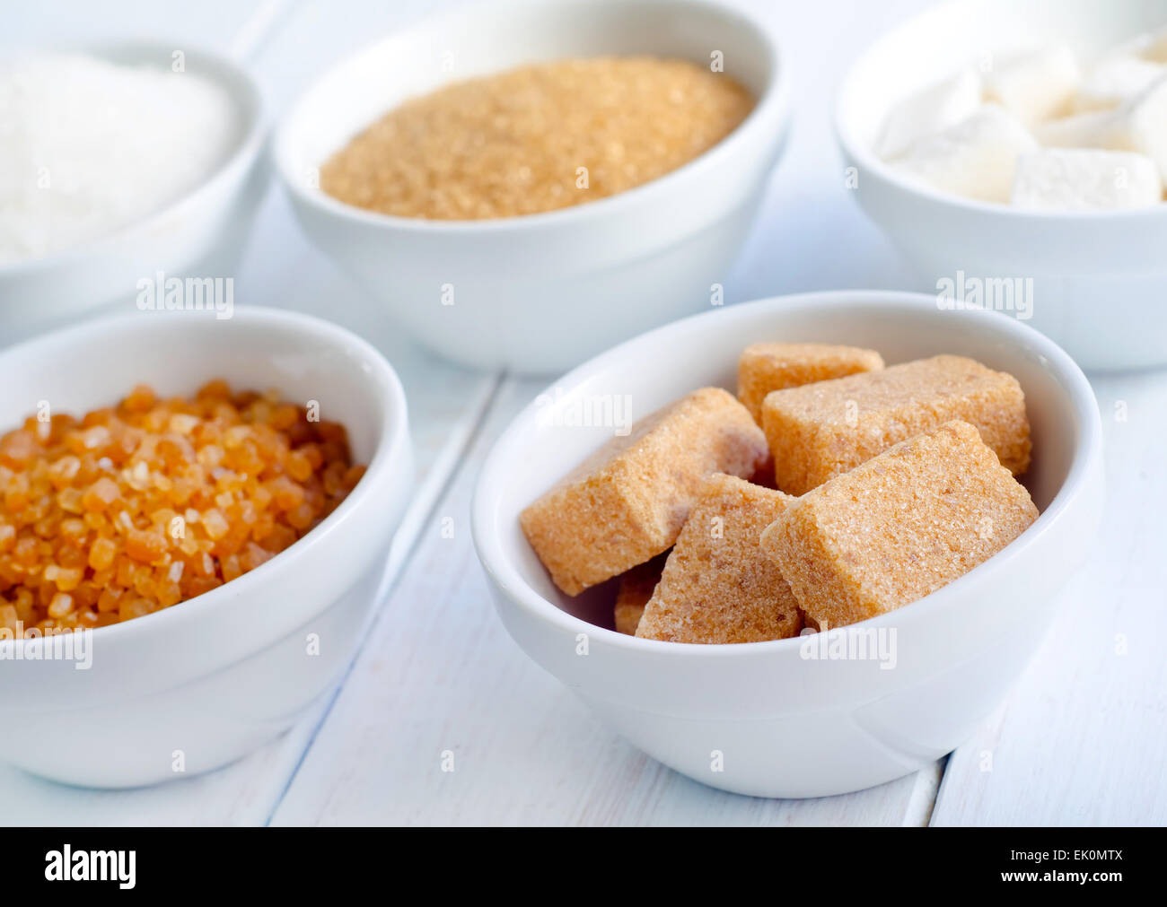 different kind of sugar Stock Photo - Alamy