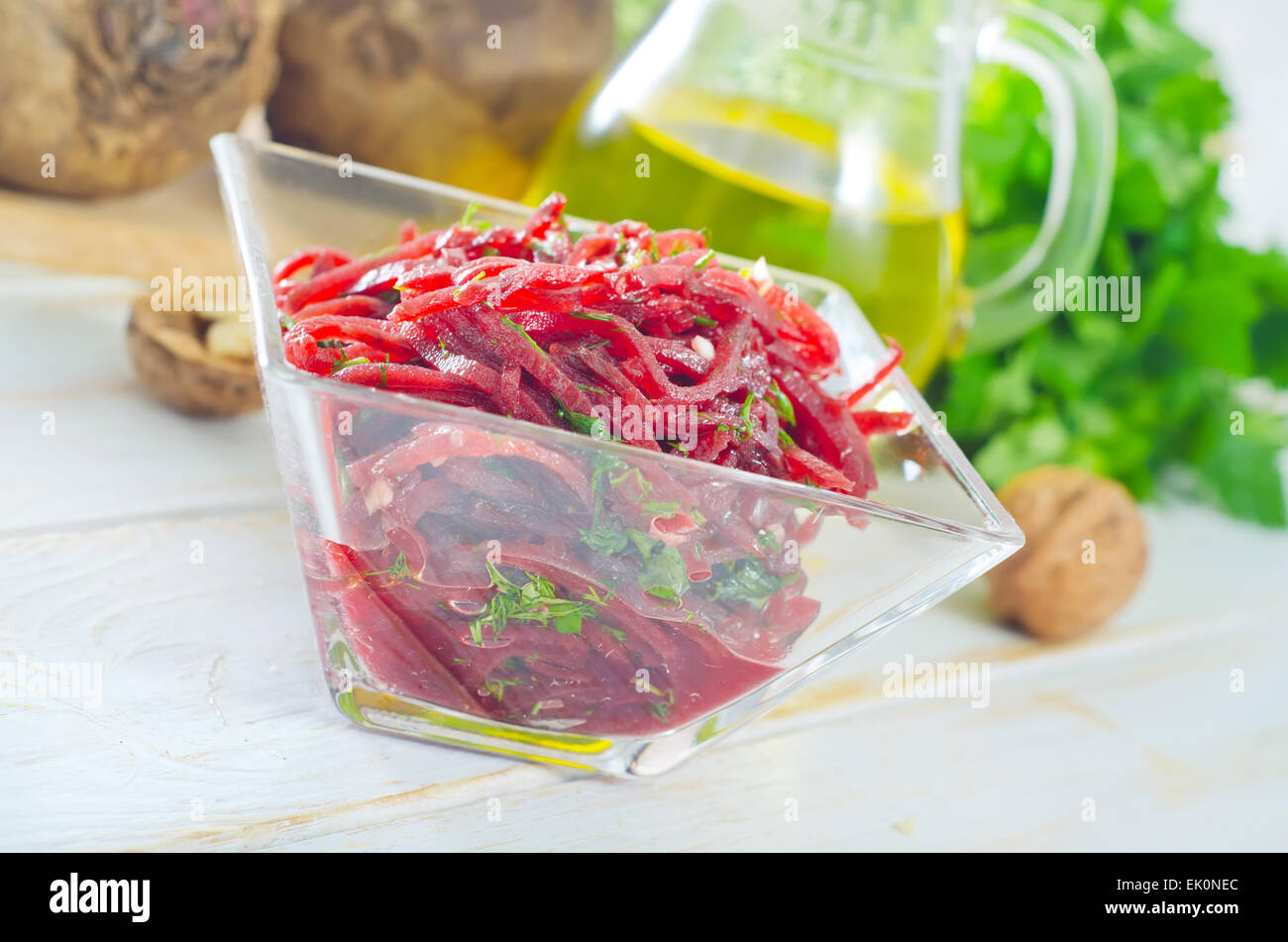 salad with beet Stock Photo - Alamy