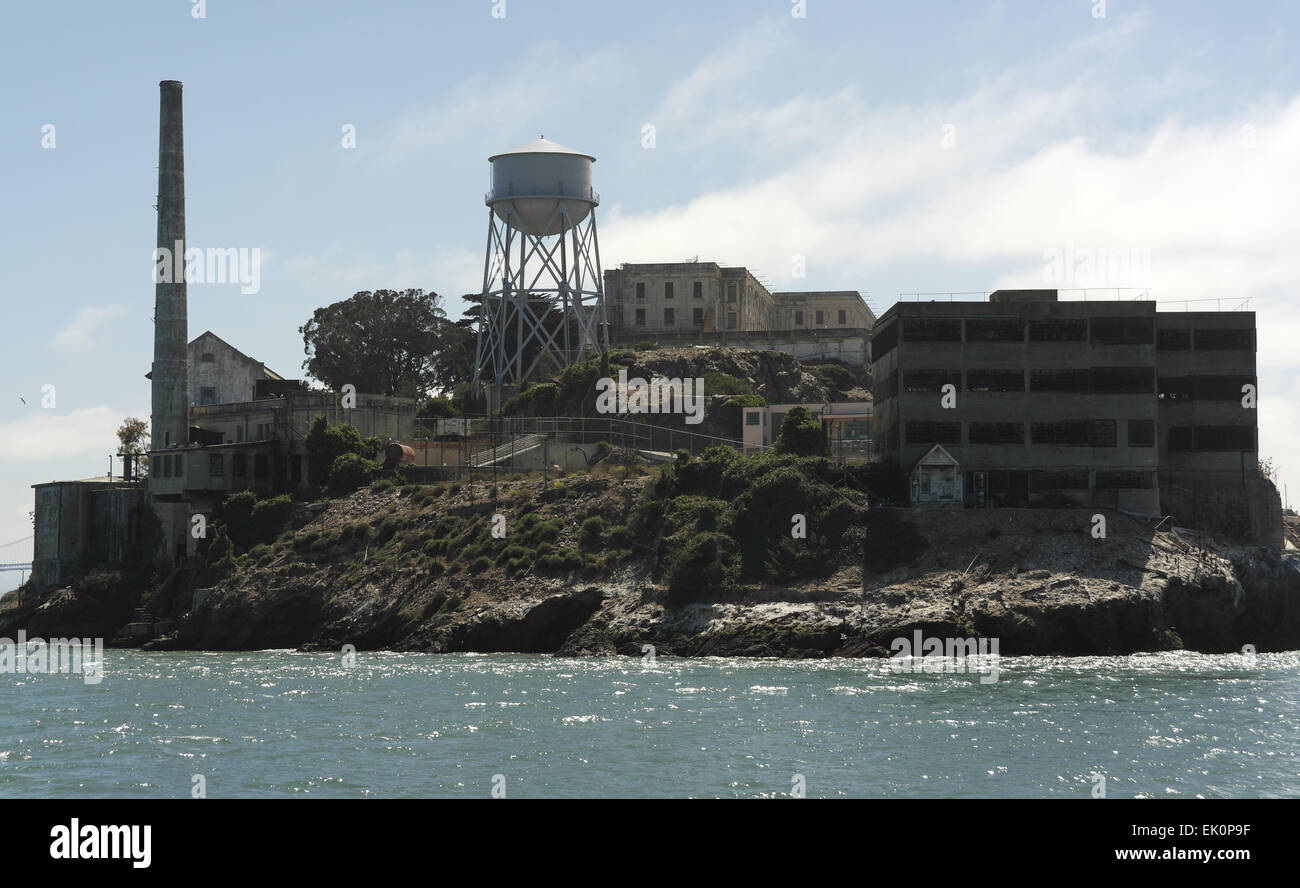 Blue sky white view from ferry at north of island Model Industries ...