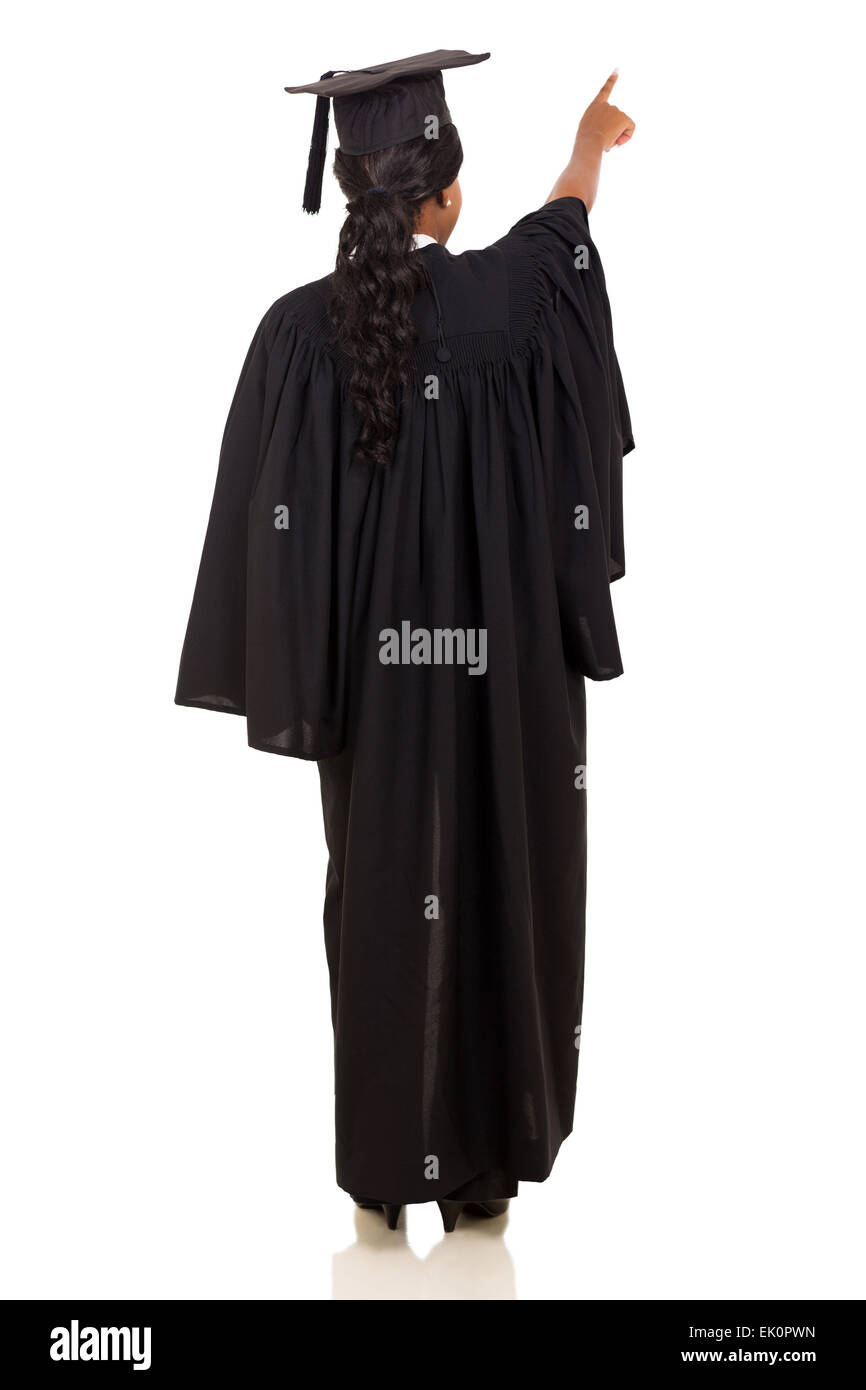 Female graduate back view hi-res stock photography and images - Alamy