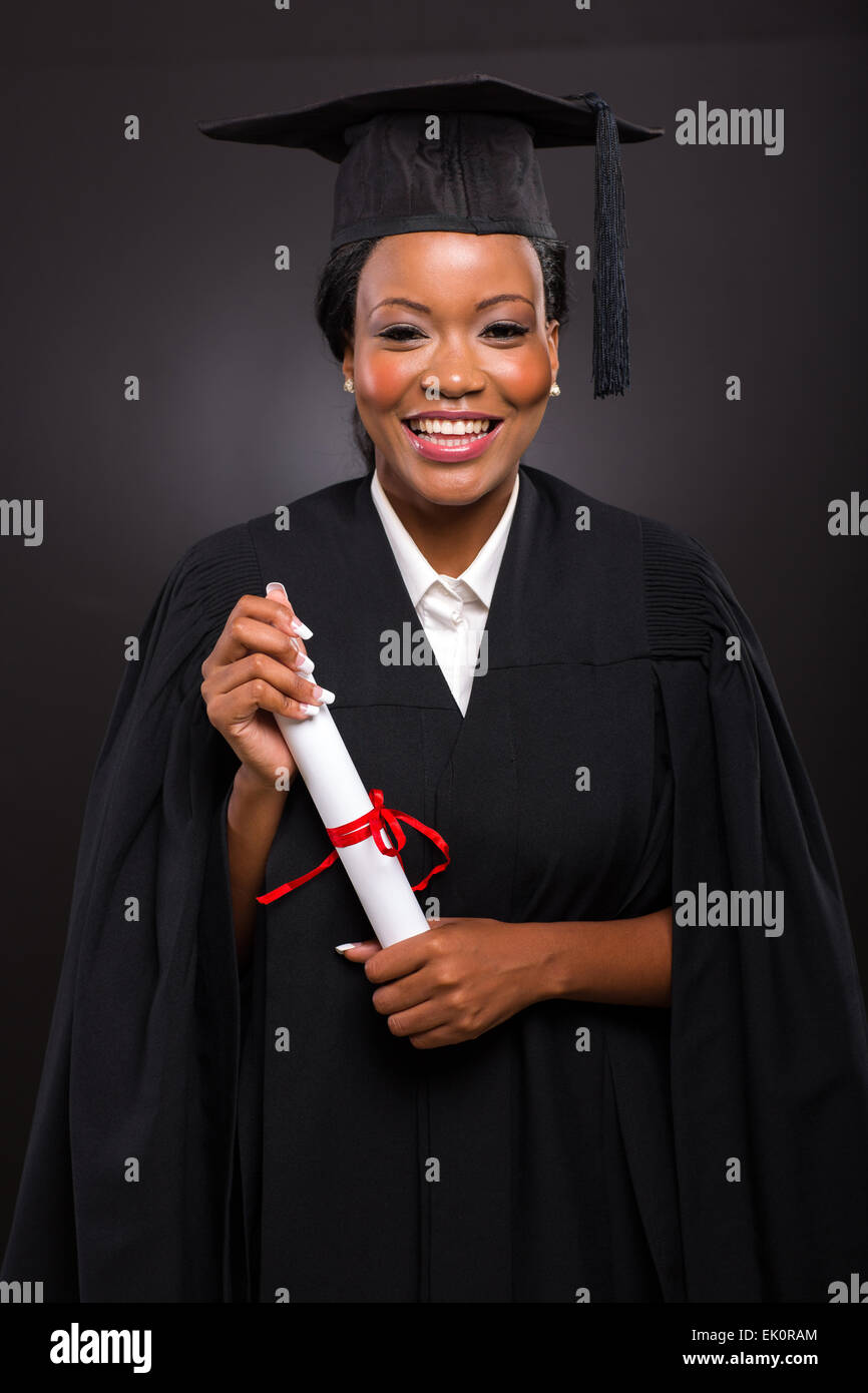 African American Graduation Gown High Resolution Stock Photography and ...