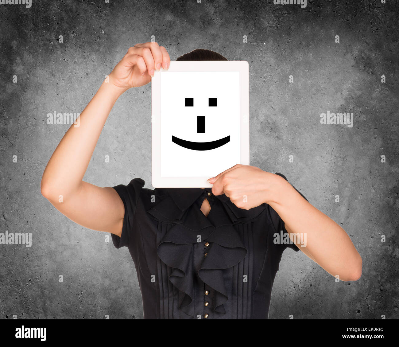 Smiley face computer screen hi-res stock photography and images - Alamy