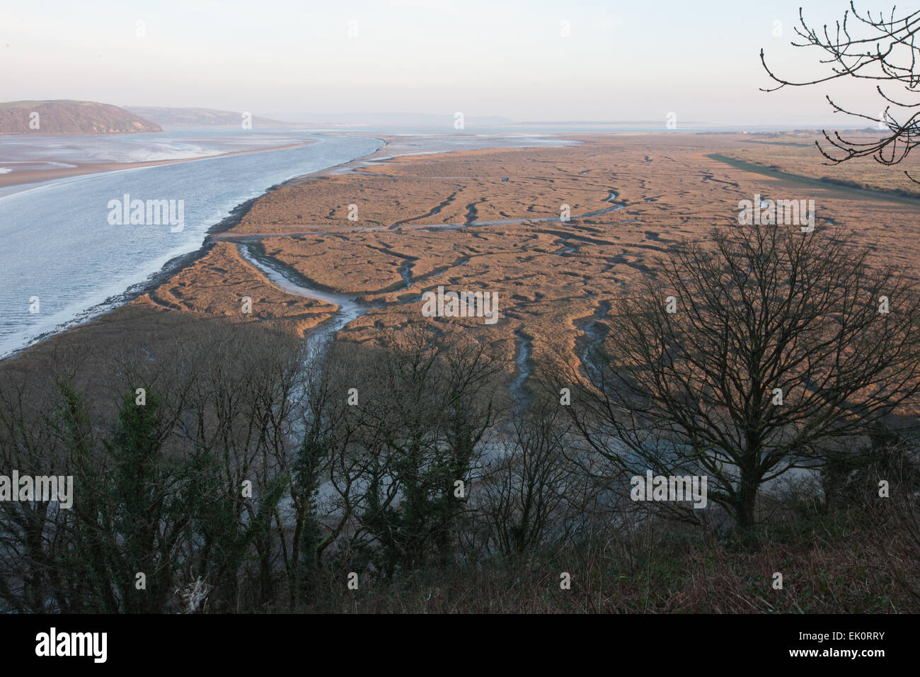 View from trail of poet Dylan Thomas' Birthday Walk in Laugharne with ...