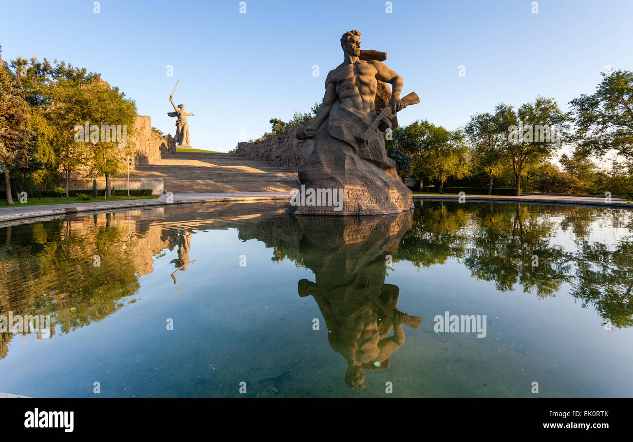 Monument Stay to Death in Mamaev Kurgan, Volgograd (former Stalingrad ...