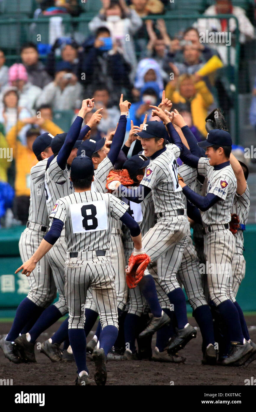 Hyogo, Japan. 1st Apr, 2015. Tsuruga Kehi team group Baseball : Tsuruga ...