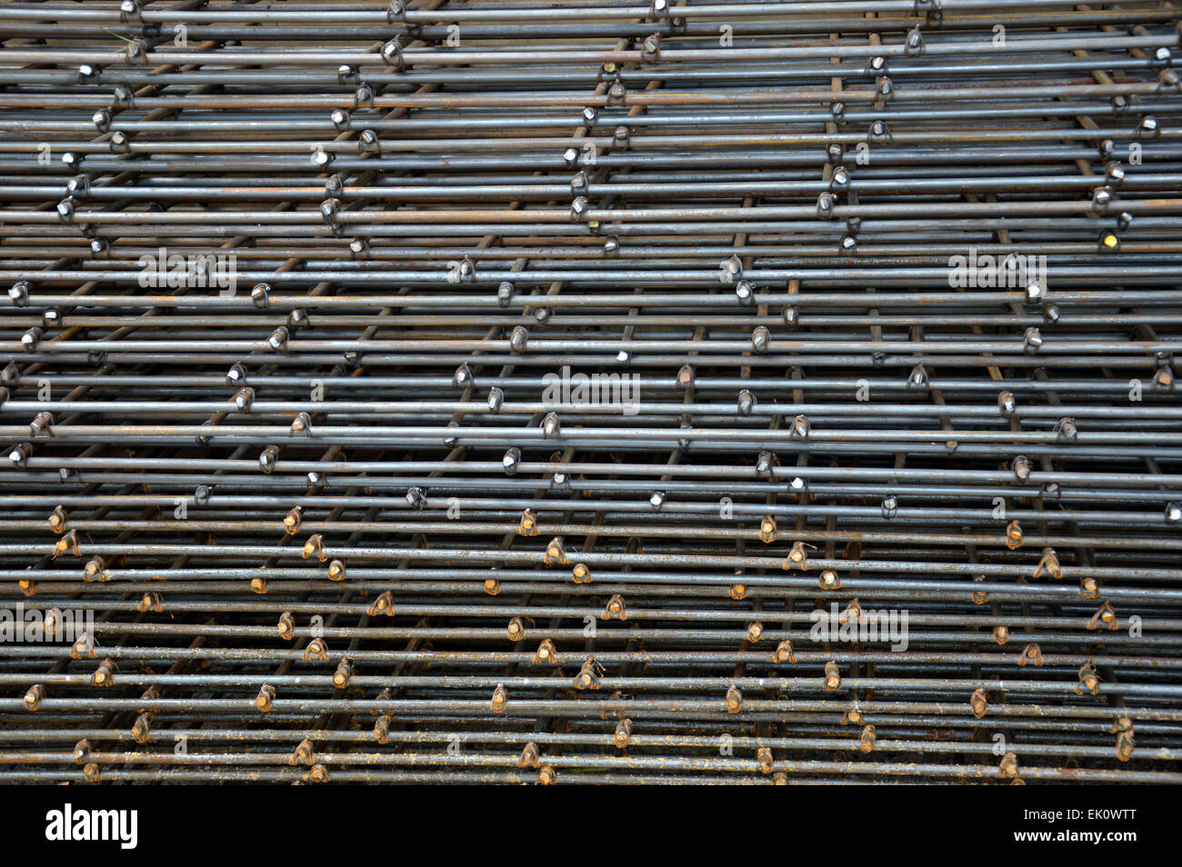 detailed texture and pattern of iron rods background Stock Photo - Alamy
