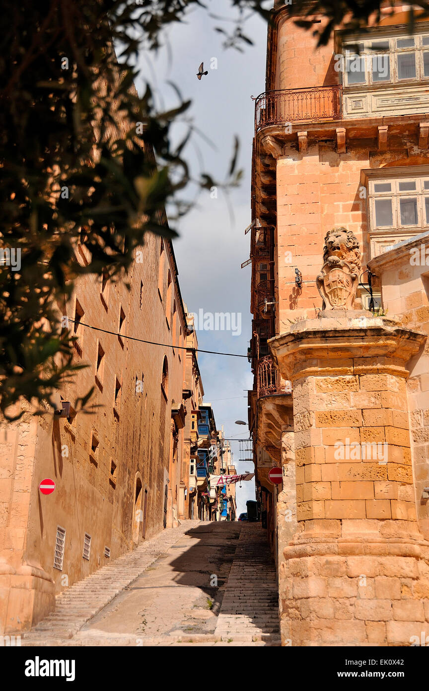 Valetta, Malta, mediterranean, limestone, old, historical, architecture ...