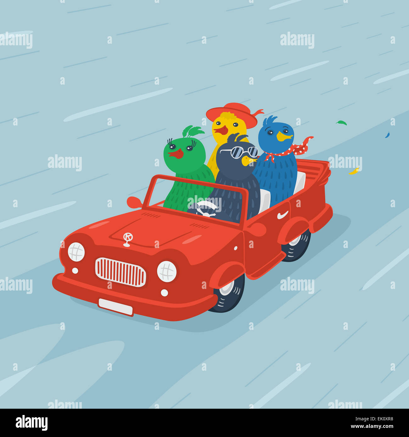 Cartoon bird hi-res stock photography and images - Alamy