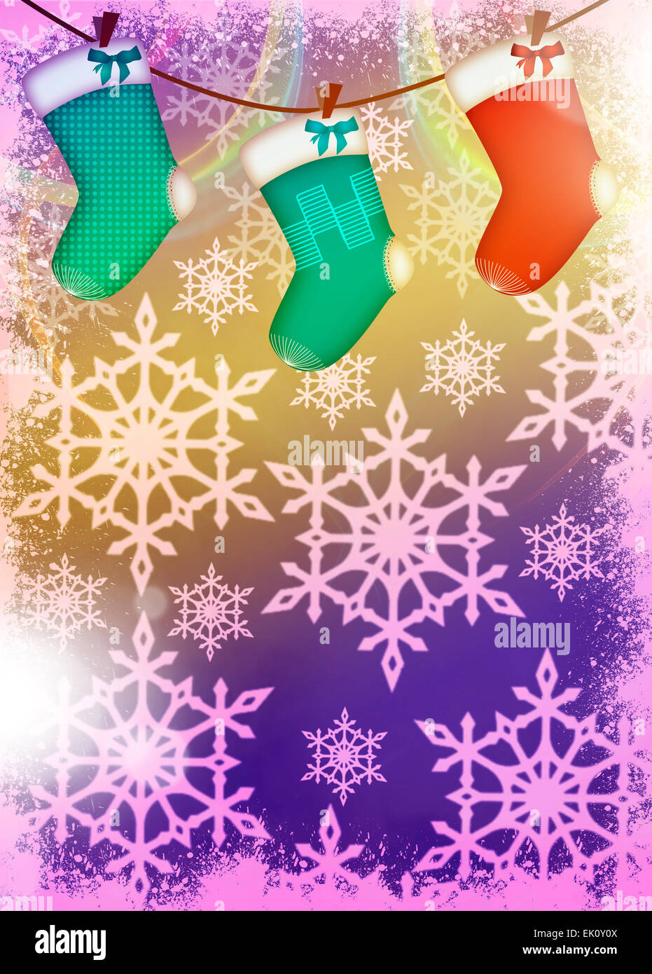 Advent or christmas advert poster or flyer background with empty space ...