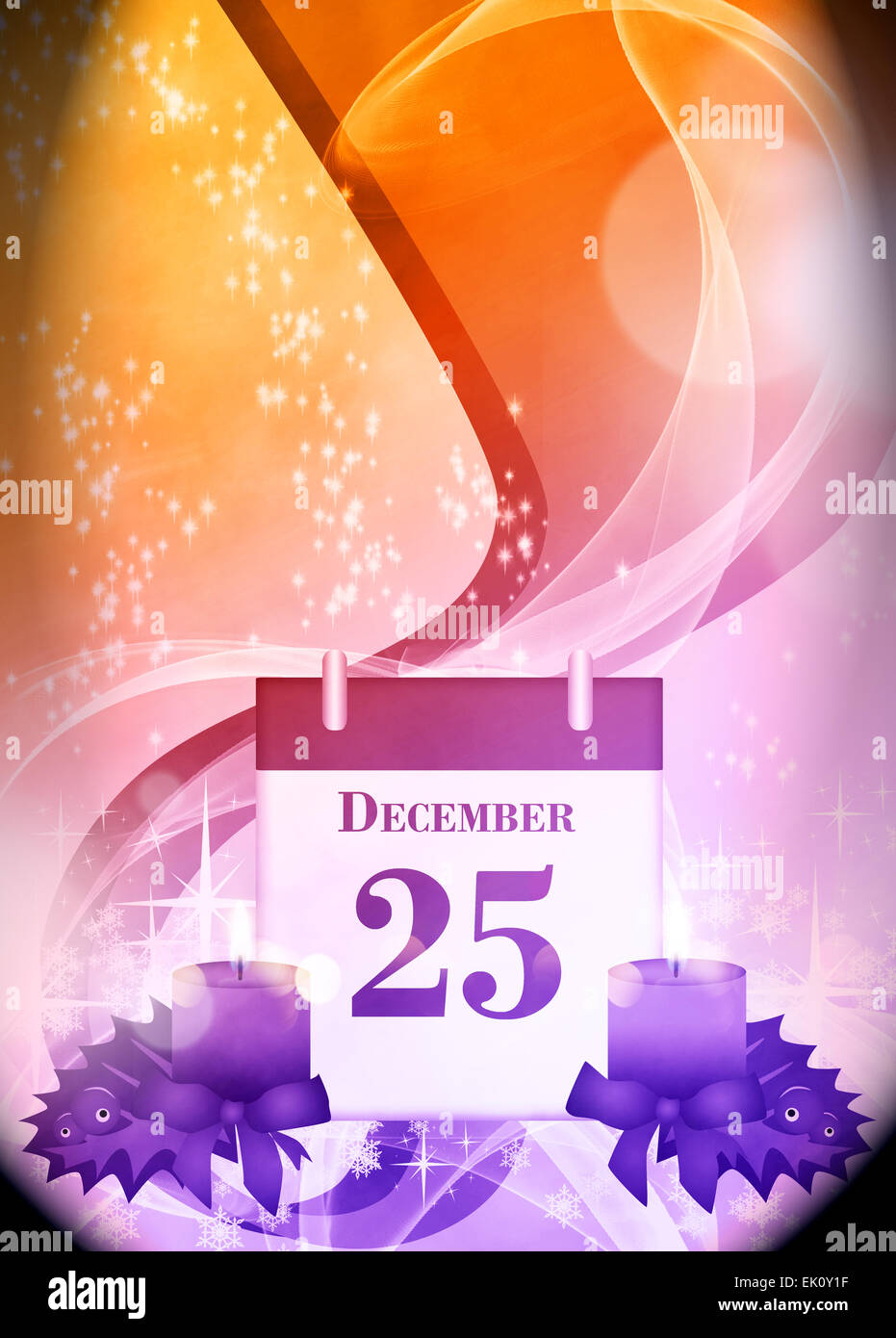 Advent or christmas advert poster or flyer background with empty space ...