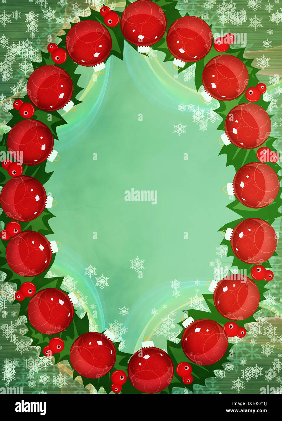 Advent or christmas advert poster or flyer background with empty space ...