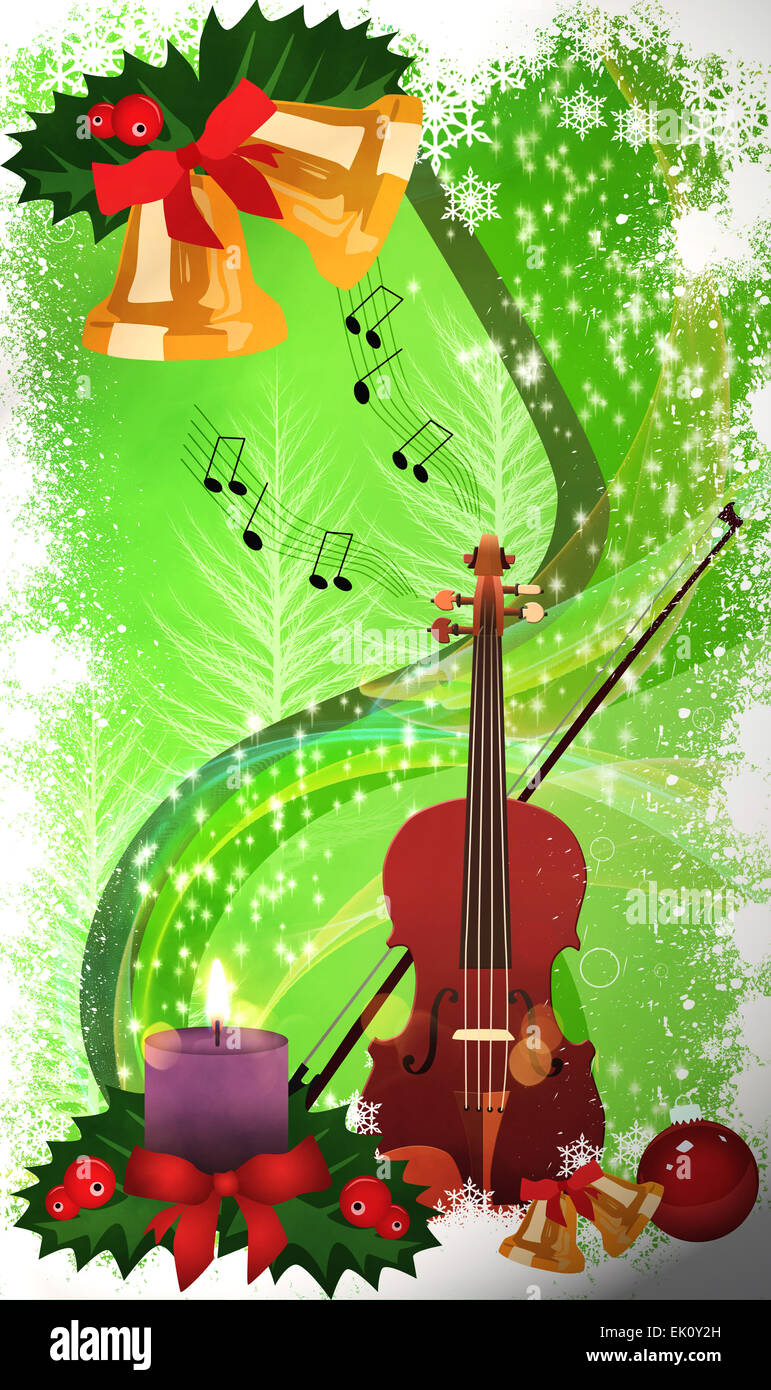 Advent or christmas music concenrt advert poster or flyer background ...