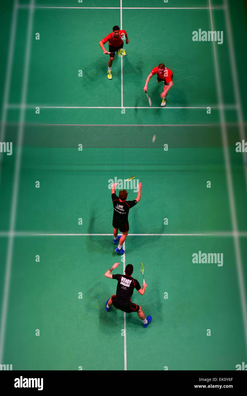 Badminton doubles player hi-res stock photography and images - Alamy