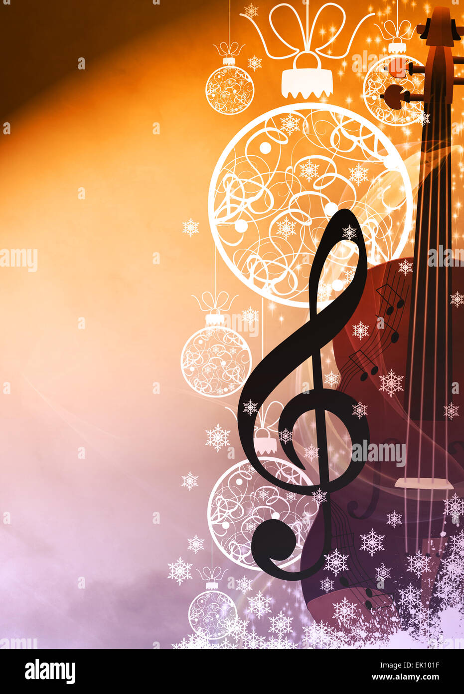 Advent or christmas music concenrt advert poster or flyer background ...