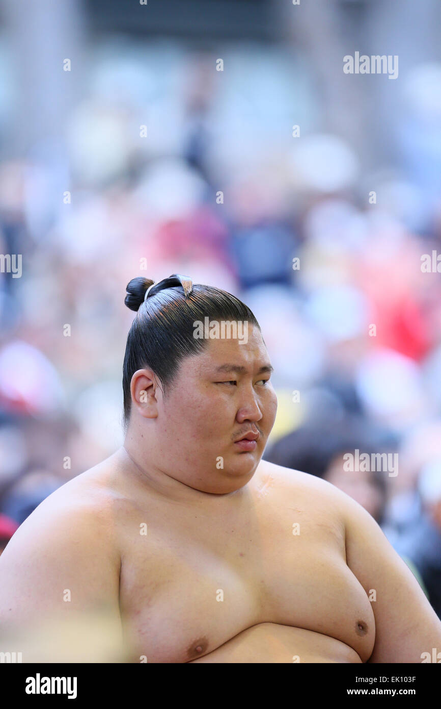 Tokyo Japan. 3rd Apr, 2015. Ichinojo, APRIL 3, 2015 - Sumo : Annual ...