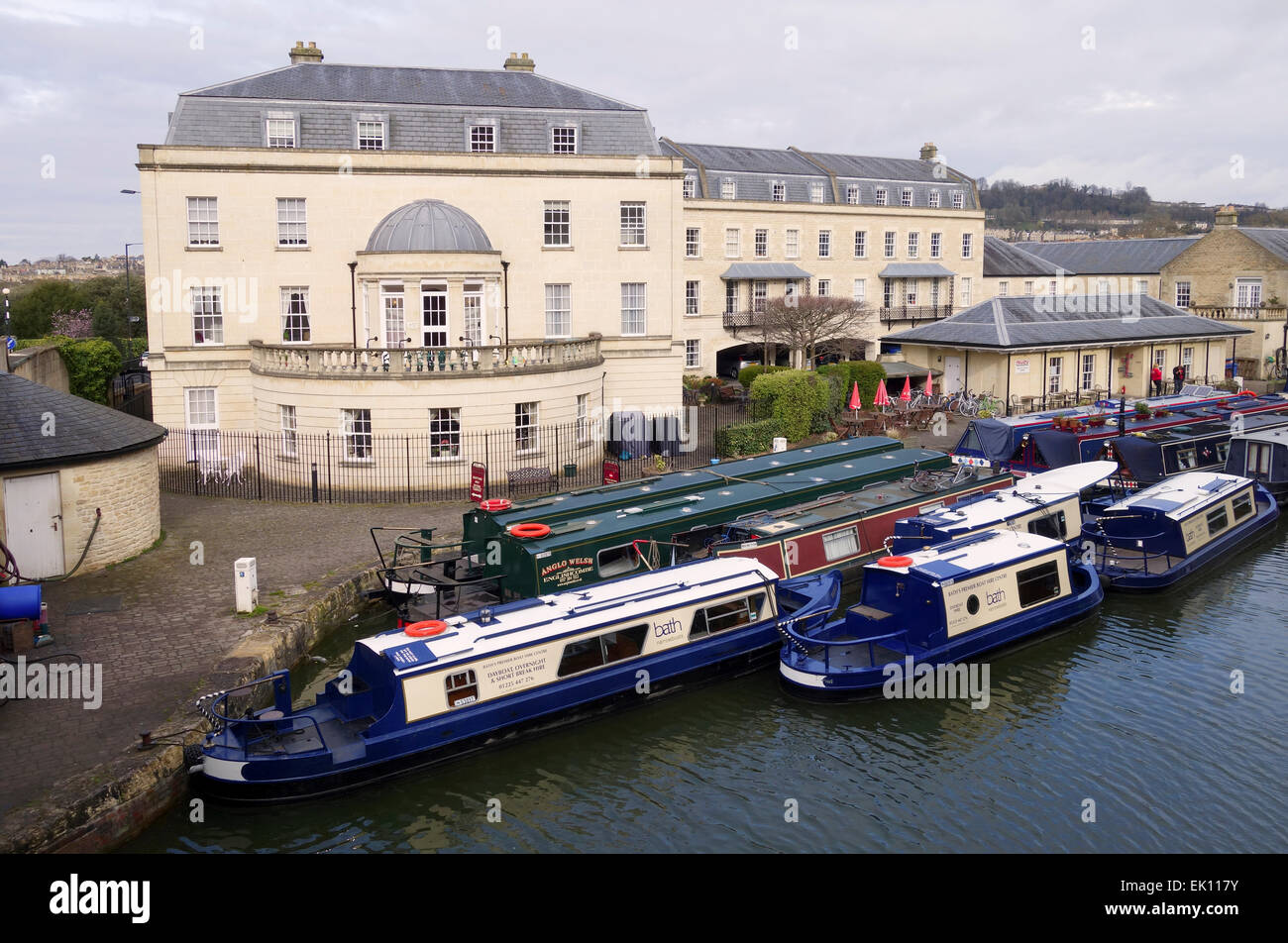 Bath Narrowboats, Sydney Wharf, Kennet and Avon Canal, Bath, England ...