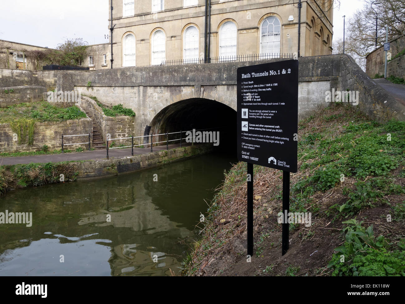 Bath tunnels No 1 and 2, Kennet and Avon Canal, Bath, Somerset, England ...