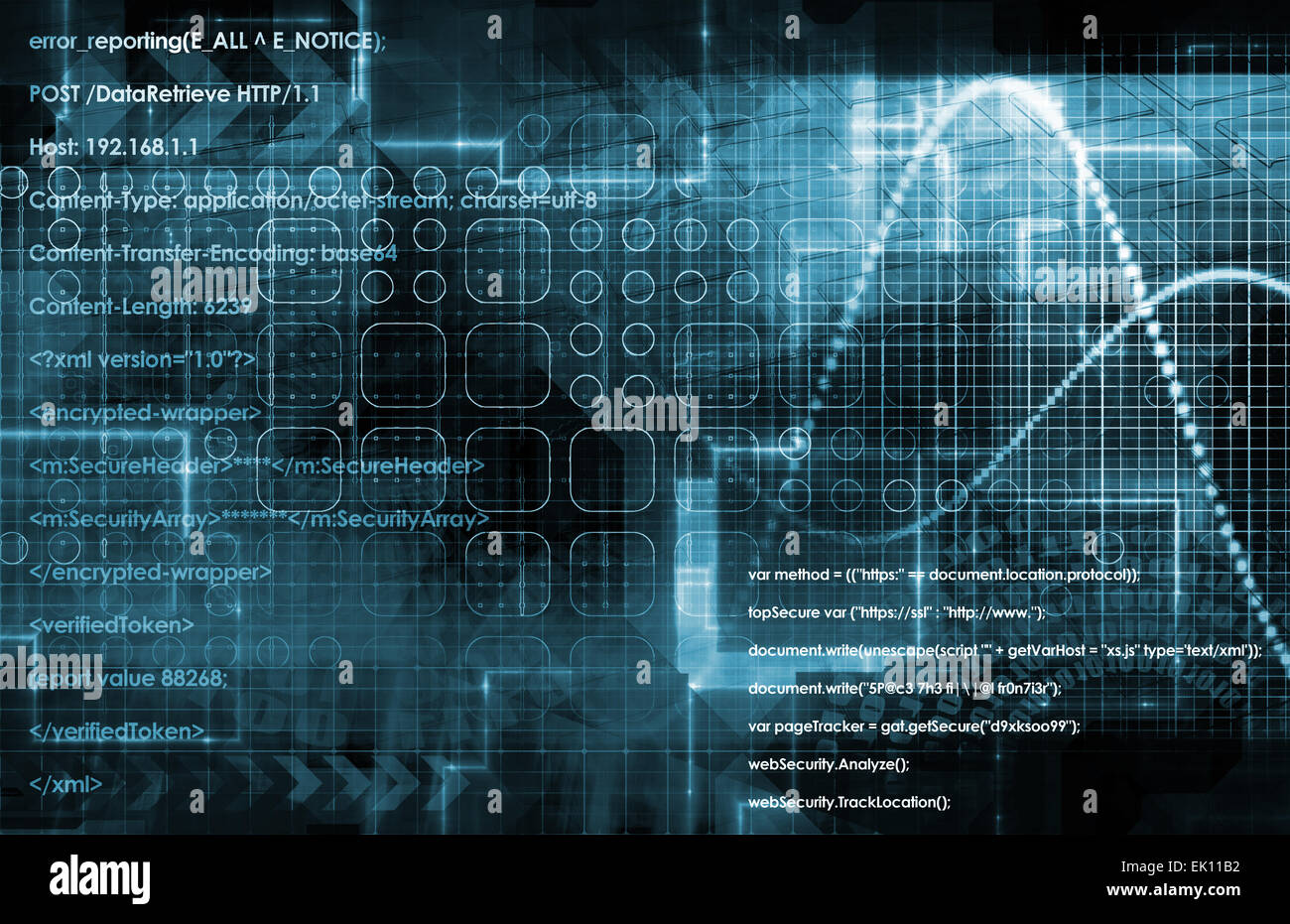 Internet Concept Background with Digital Concept Abstract Stock Photo ...