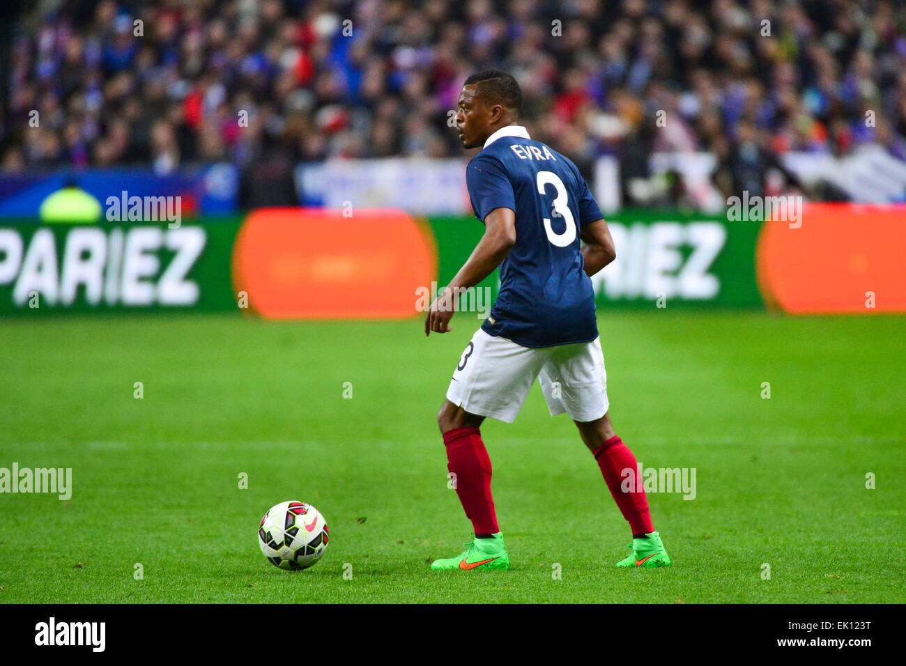 Patrice EVRA - 26.03.2015 - France/Bresil - Match Amical.Photo : Dave ...