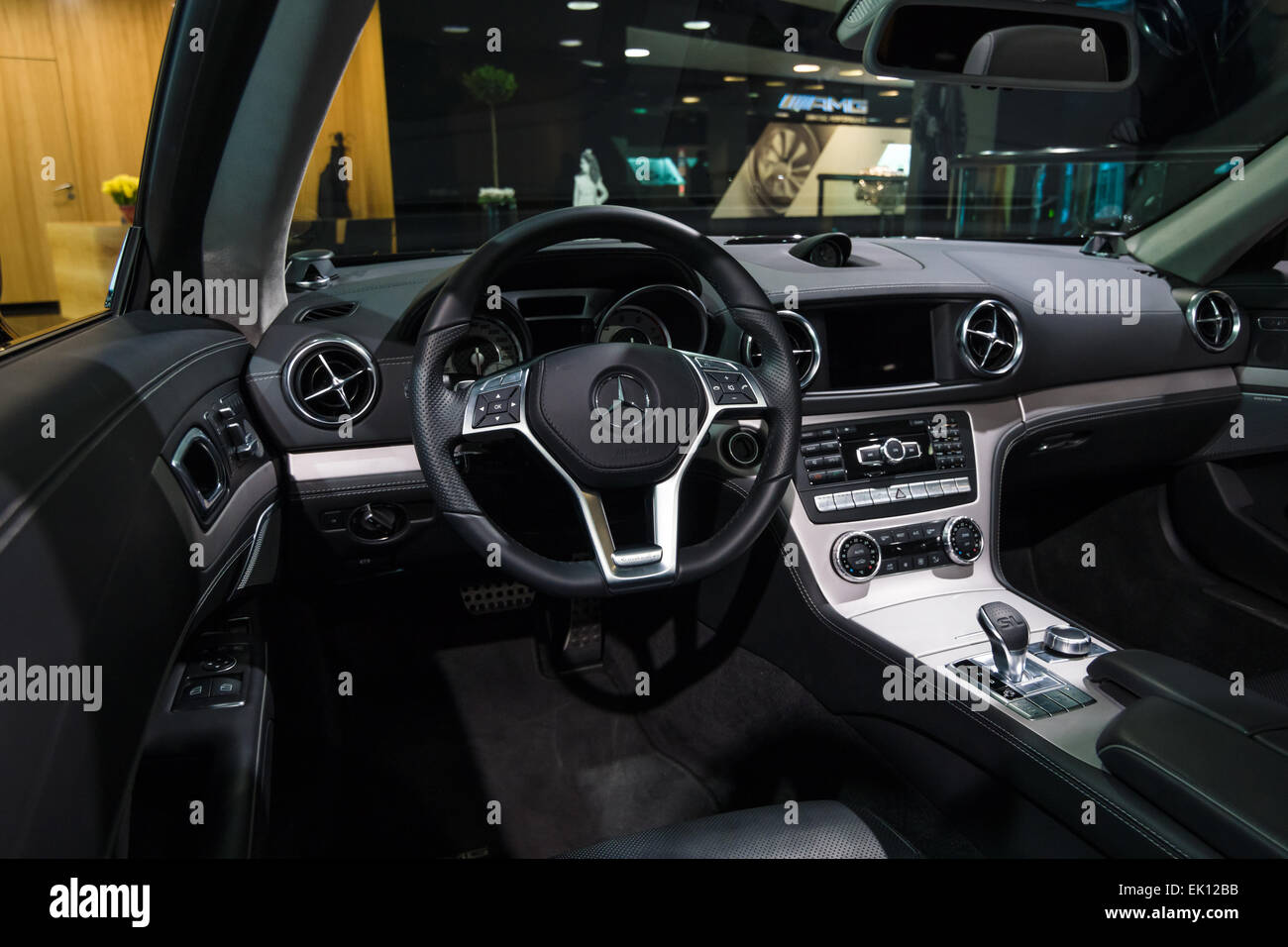 Interior design mercedes benz sl class hi-res stock photography and ...