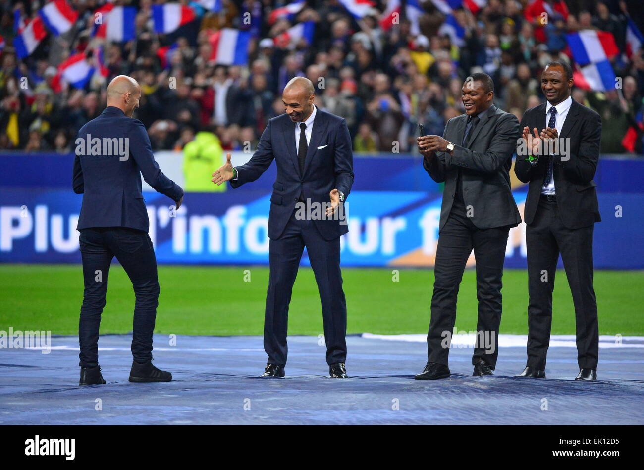 Zinedine ZIDANE/Thierry HENRY/Marcel DESAILLY/Patrick VIEIRA - 26.03. ...