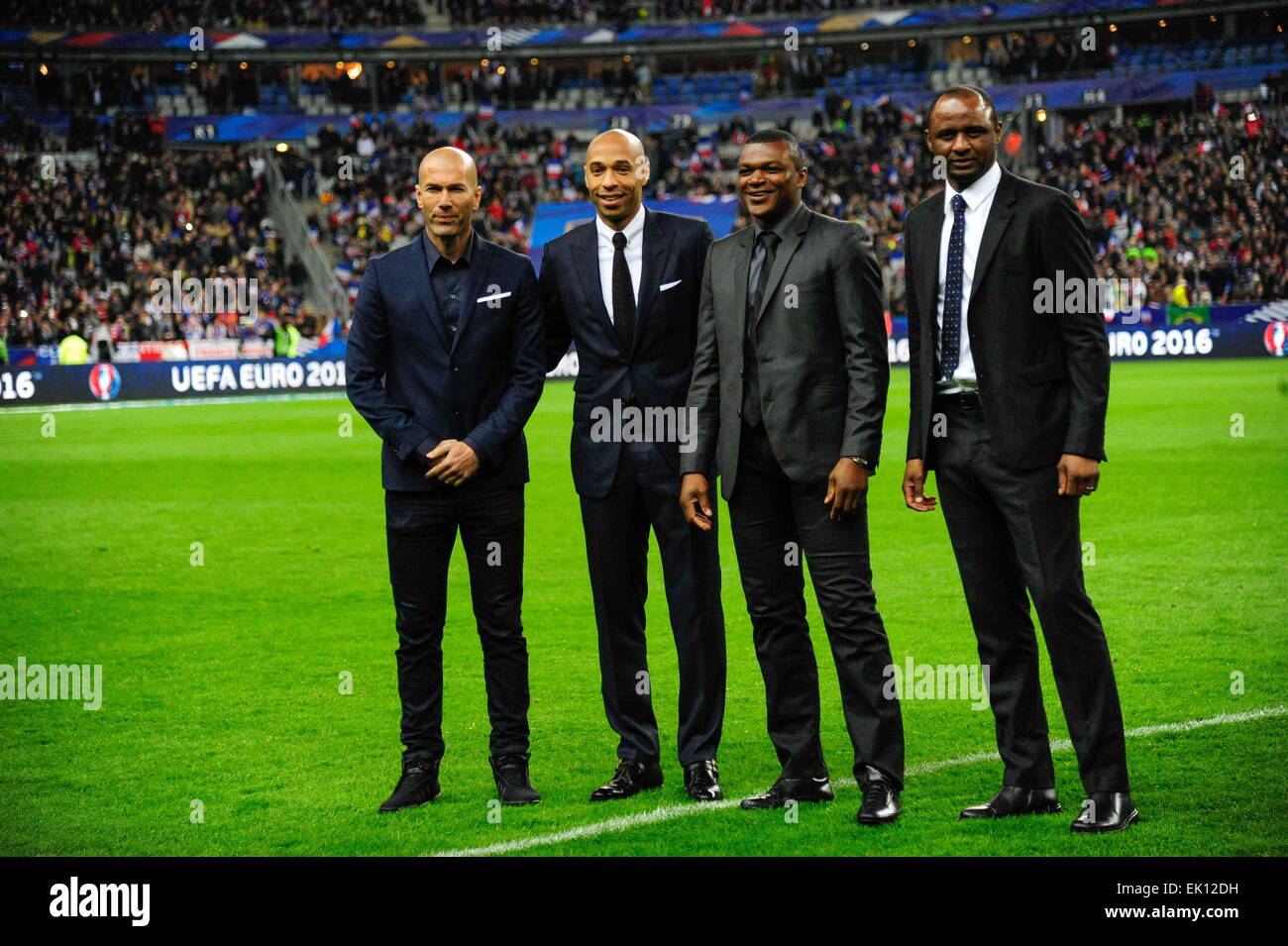 Zinedine ZIDANE/Thierry HENRY/Marcel DESAILLY/Patrick VIEIRA - 26.03. ...