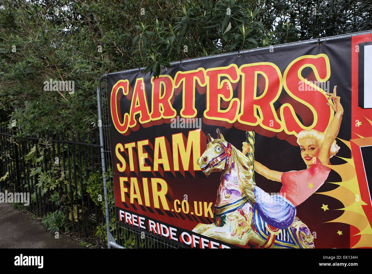 Funfair poster hi-res stock photography and images - Alamy