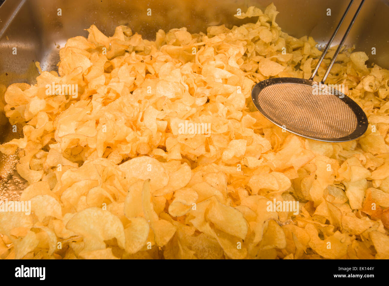 Potato chips. Background Stock Photo - Alamy