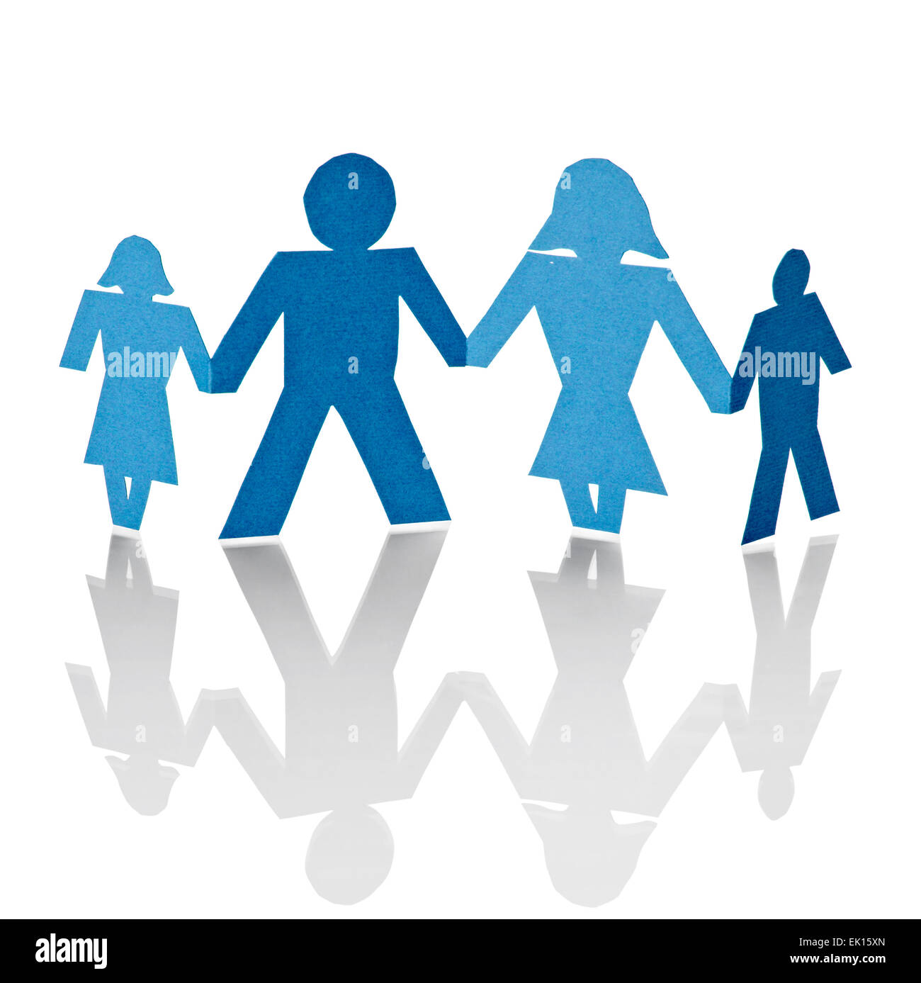 Family cutout people hi-res stock photography and images - Alamy