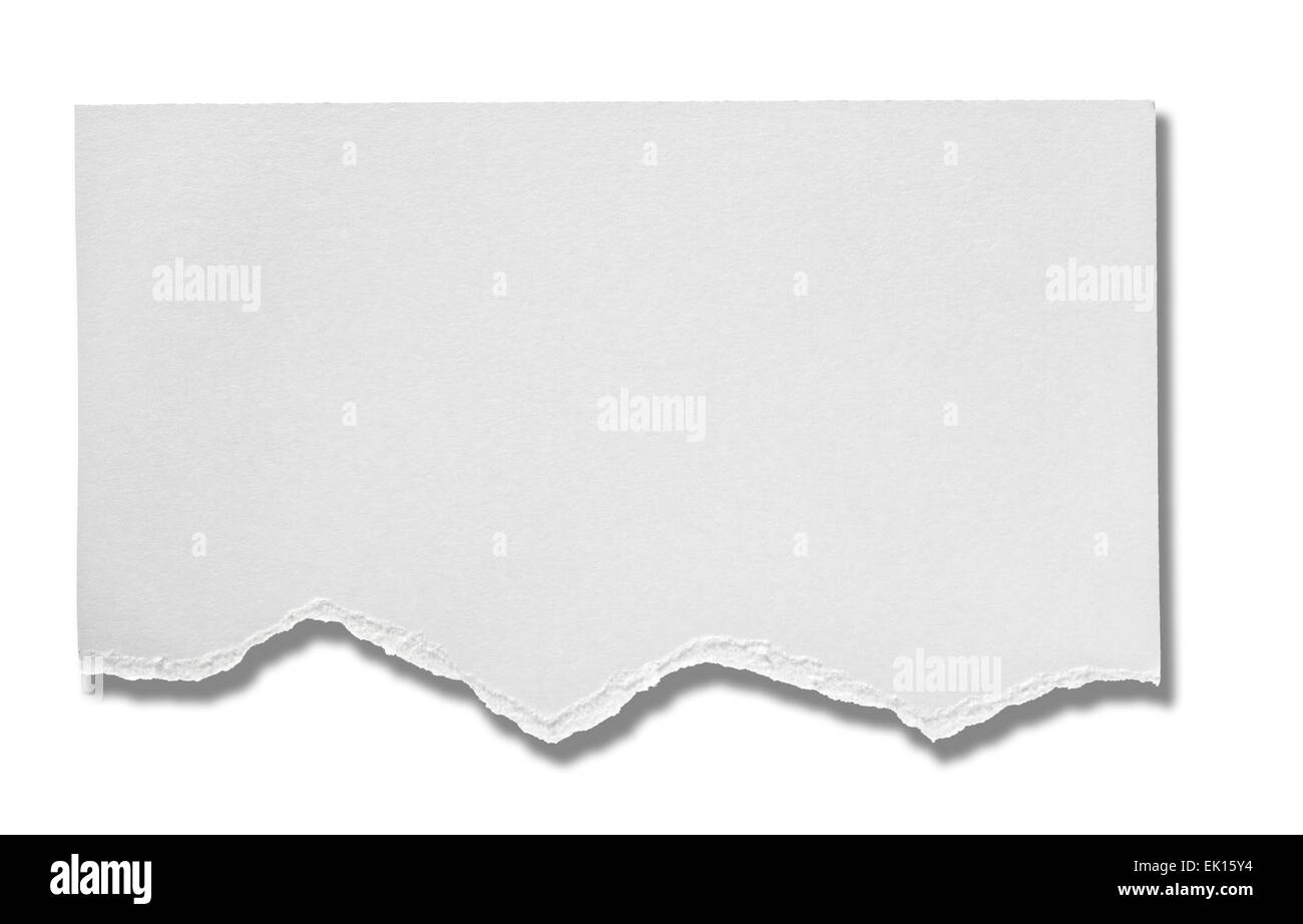 paper ripped note Stock Photo - Alamy