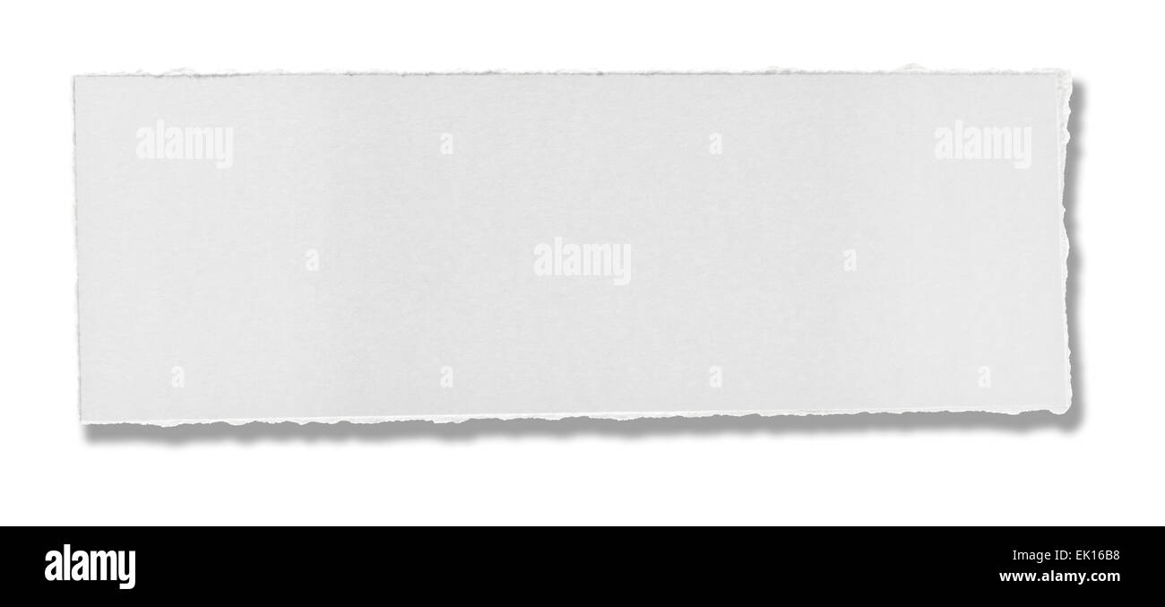 Paper Ripped Note Stock Photo - Alamy